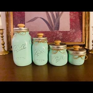 Kitchen | Rustic Farmhouse Style Mason Jar Canister Set | Poshmark